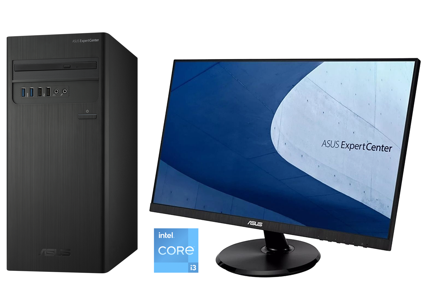 PC Asus ExpertCentre D5 Tower (Core i3) + Monitor